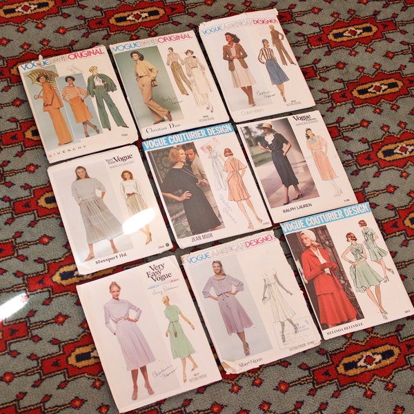 Vogue Designer Patterns - Etsy