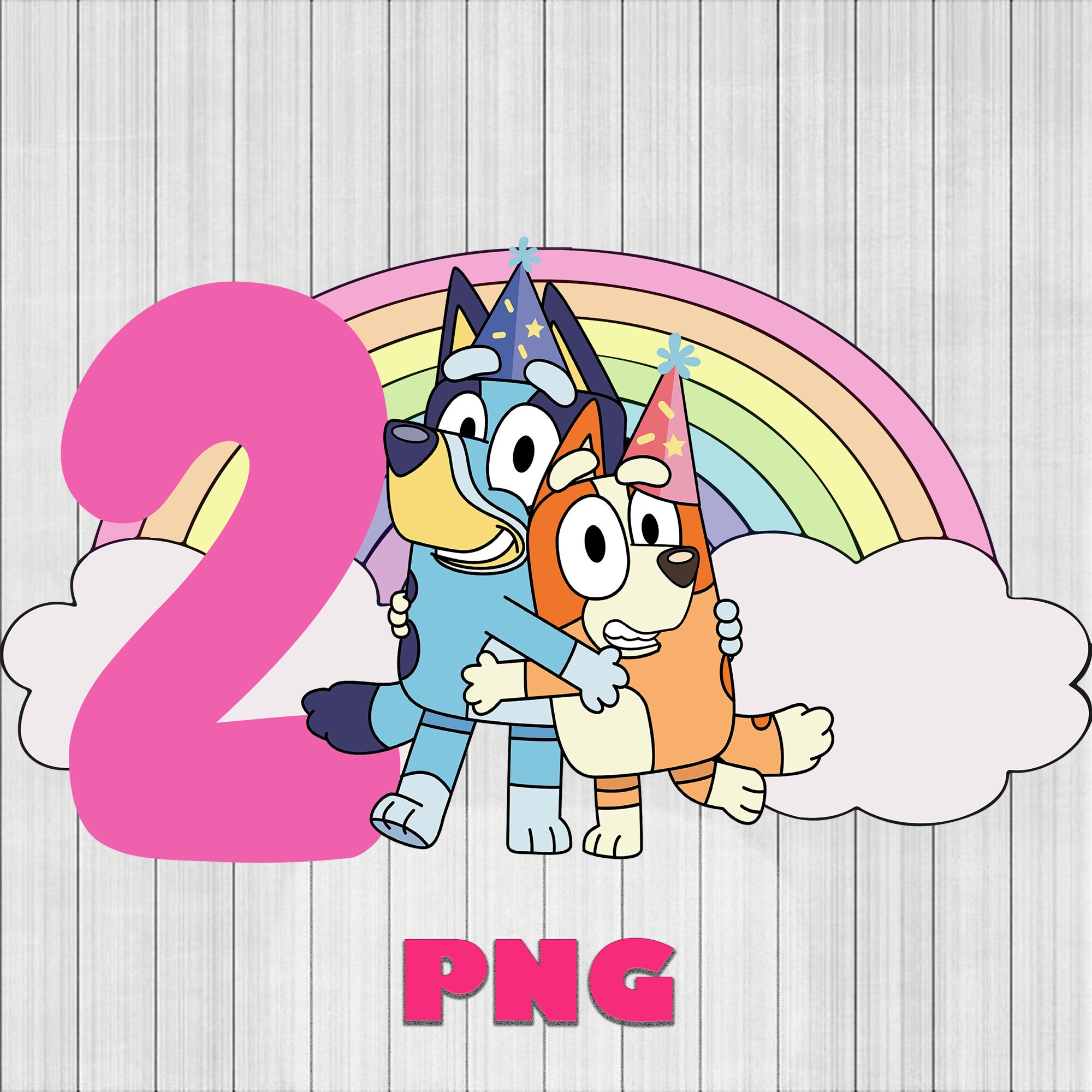 Bluey Birthday Girl 2 png, Bluey Birthday PNG, Bluey Party Png, Bluey ...