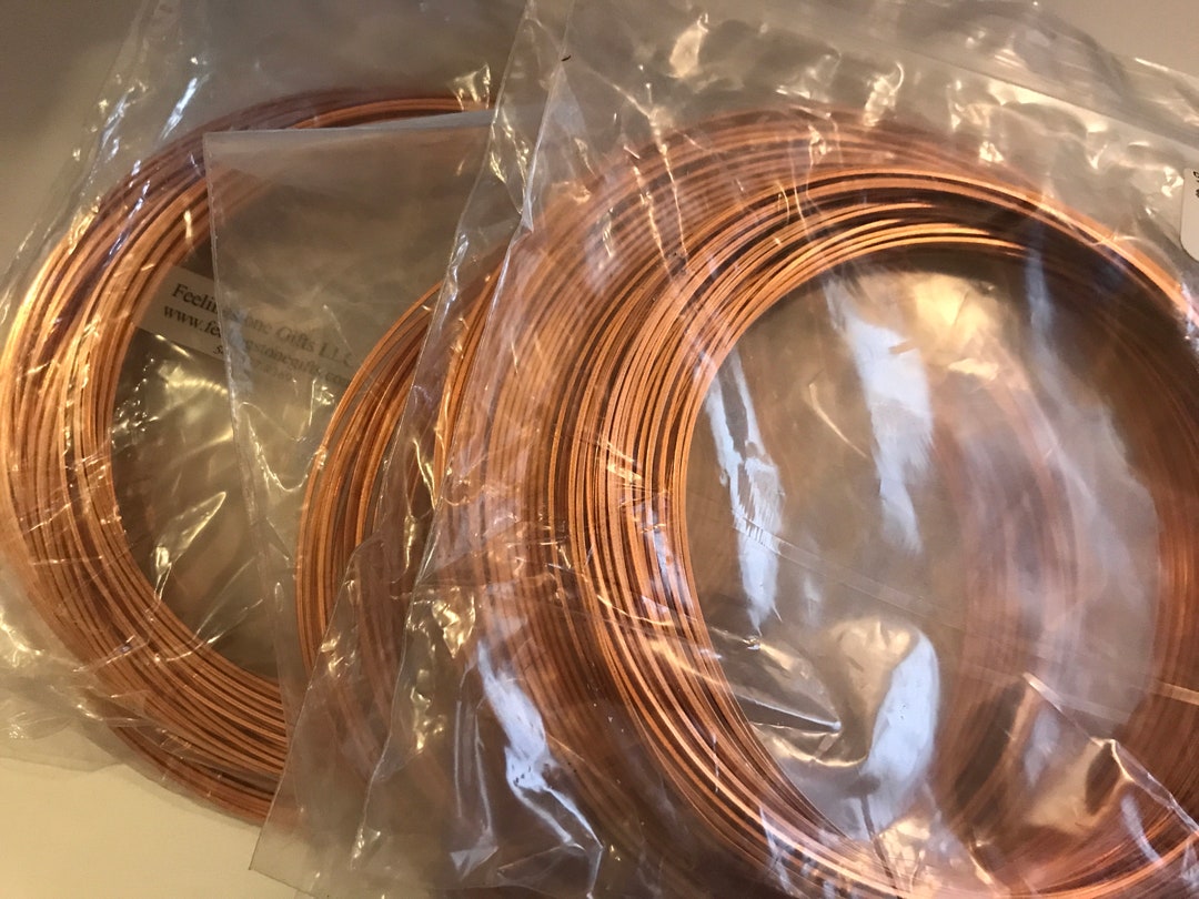 Copper Wire, 18 Gauge, Square Wire, 50 Feet Coil, Wire Wrapping - Etsy