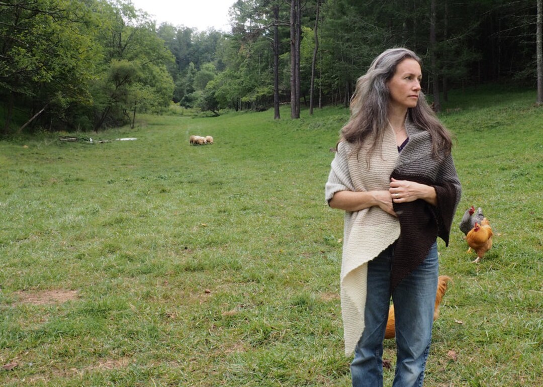 Shawl Knitting Pattern *fleece Flight* - Etsy
