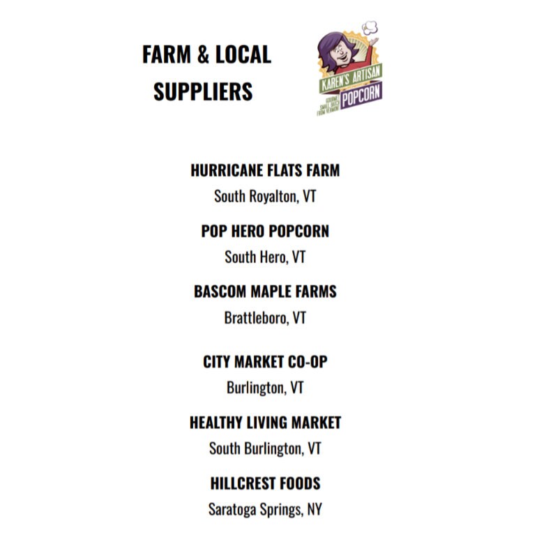 1/2 Lb Gourmet Popcorn Kernel Mix Made in Vermont From Organic Vermont ...