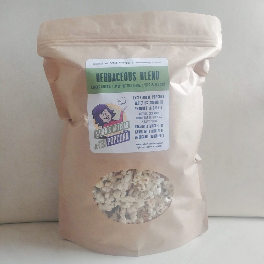 Herbaceous Blend Popcorn 5 Bags of Gourmet Popcorn Made in Vermont ...