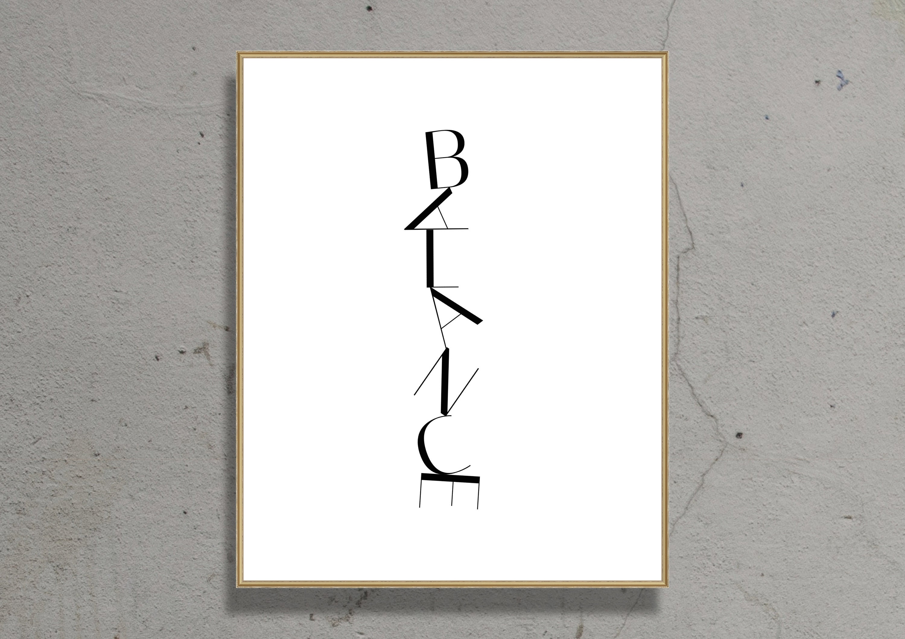 Balance Art Instant Download Minimalist Art Printable Wall Art ...