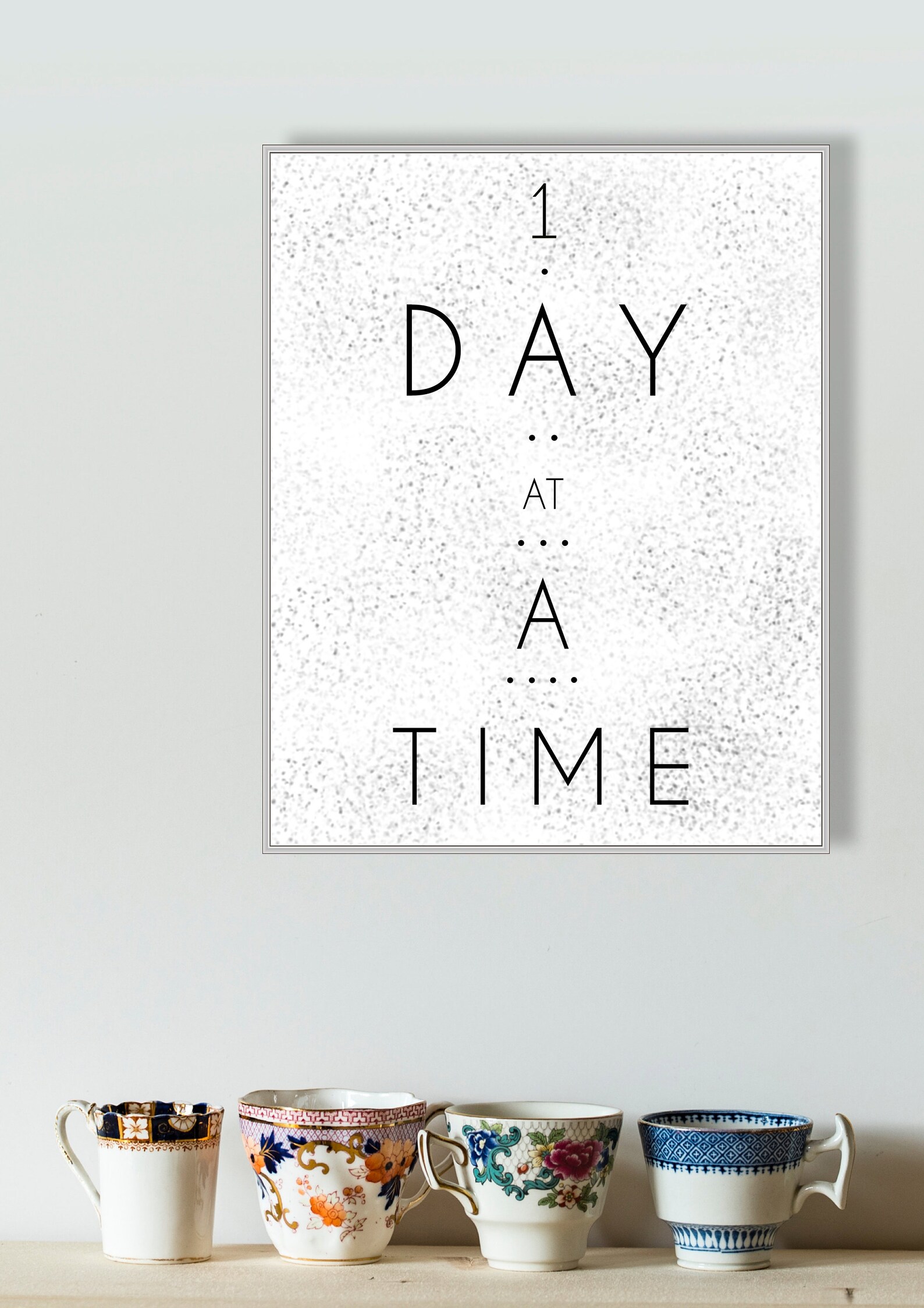 One Day at a Time Recovery Wall Art Instant Download - Etsy