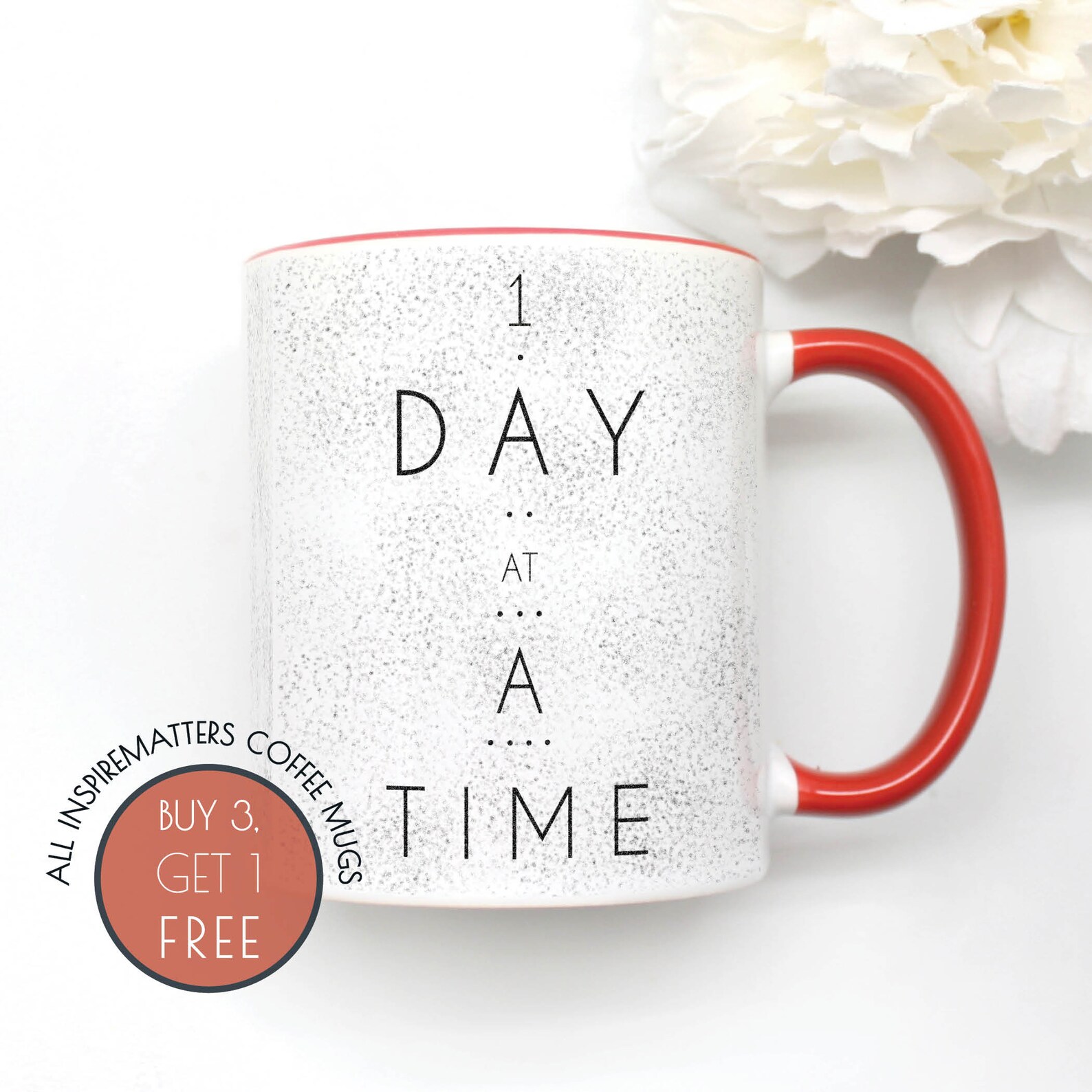 One Day at a Time Coffee Mug Inspirational Recovery Gift - Etsy