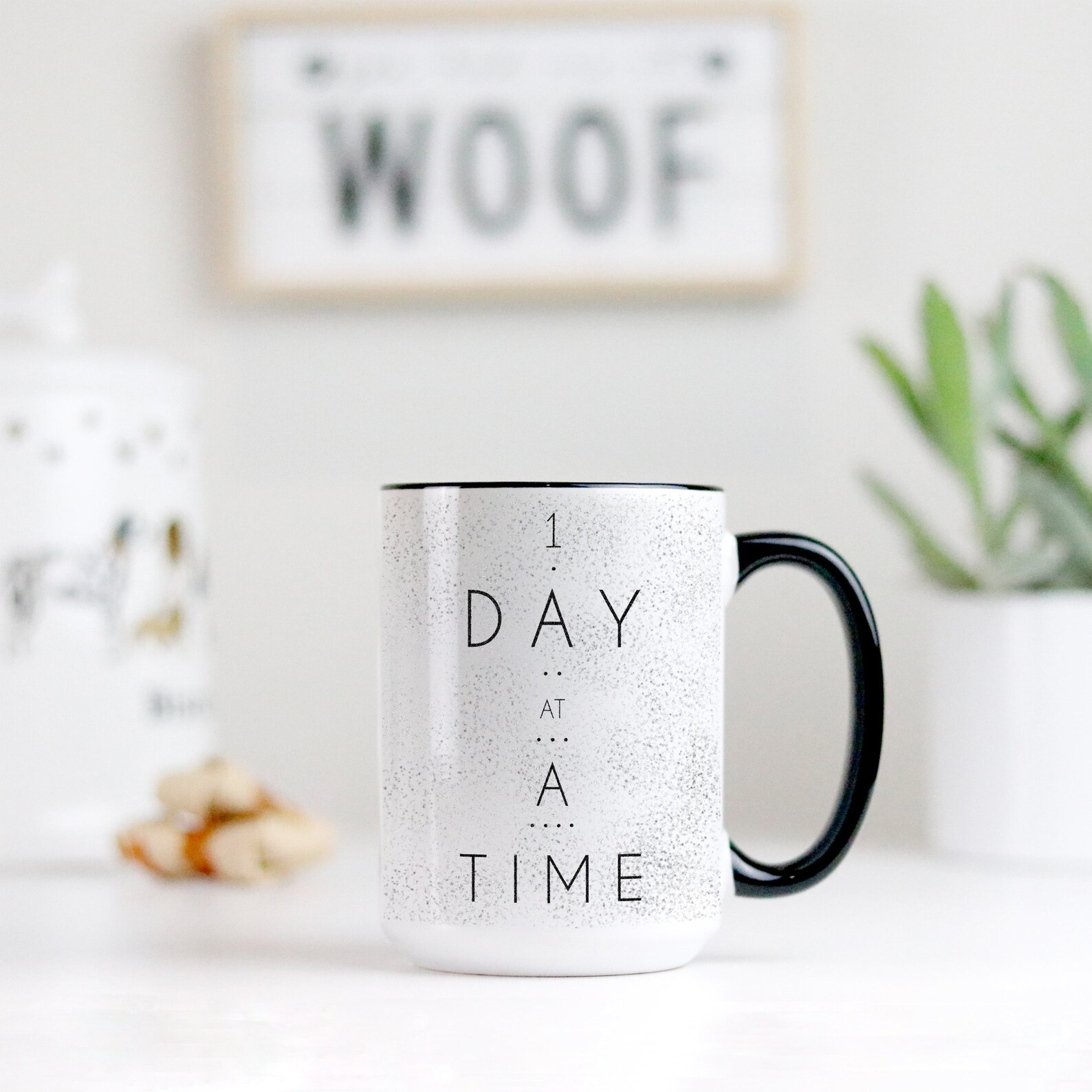 One Day at a Time Coffee Mug Inspirational Recovery Gift Addiction ...
