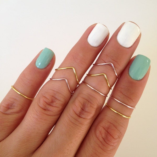 Midi Rings - Etsy