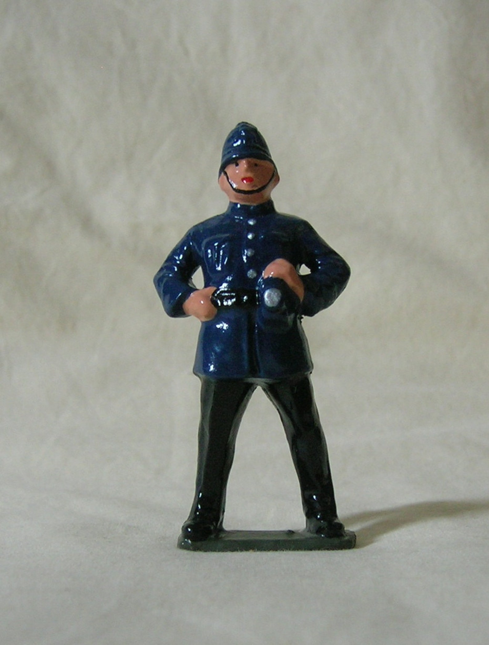 English Bobby, British Police Officer, 2-3/4" Tin Figure, G Scale Model ...