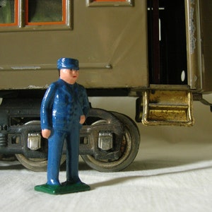 Model Railroad Conductor on the Platform G Scale/standard - Etsy