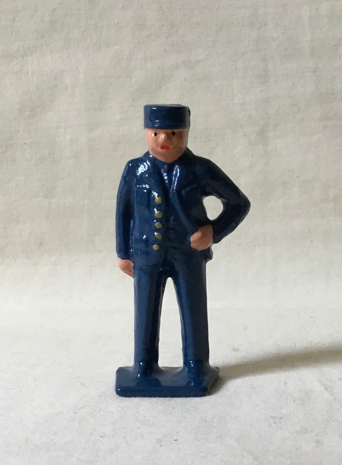 Model Railroad Conductor on the Platform, G Scale/standard Gauge Model ...