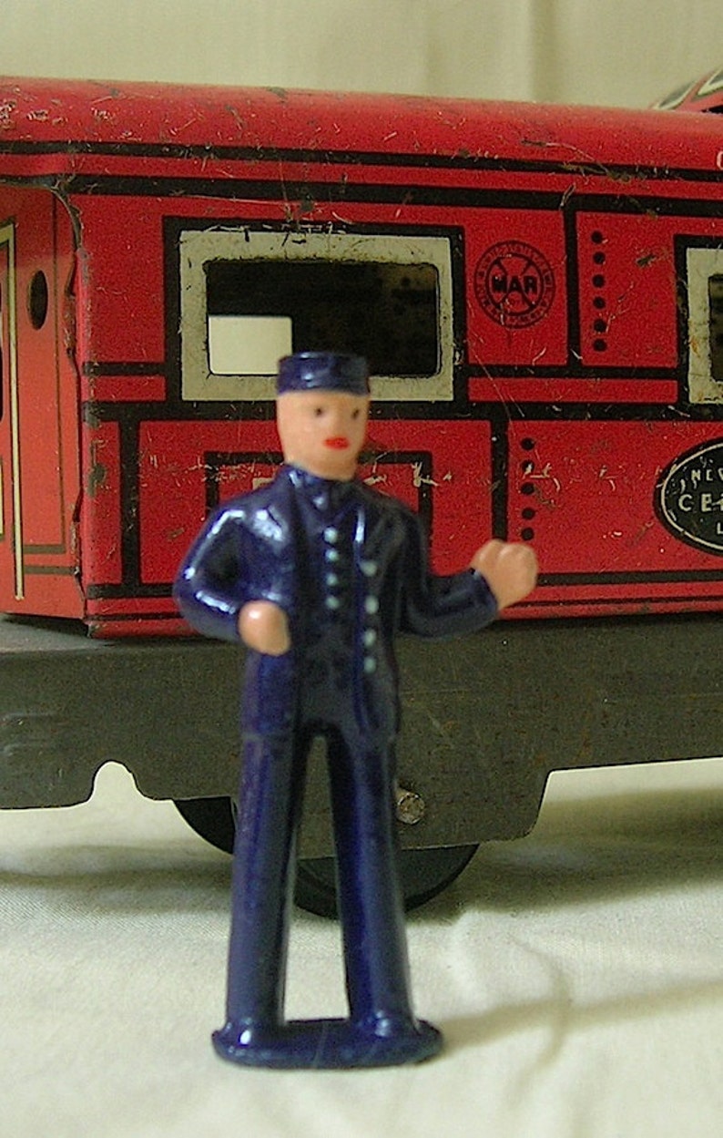 Train Conductor or Ticket Taker, Collectible Figurine, O Scale Model ...