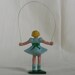 Little Girl Jumping Rope (wire Jumprope), Collectible Figurine, Model ...