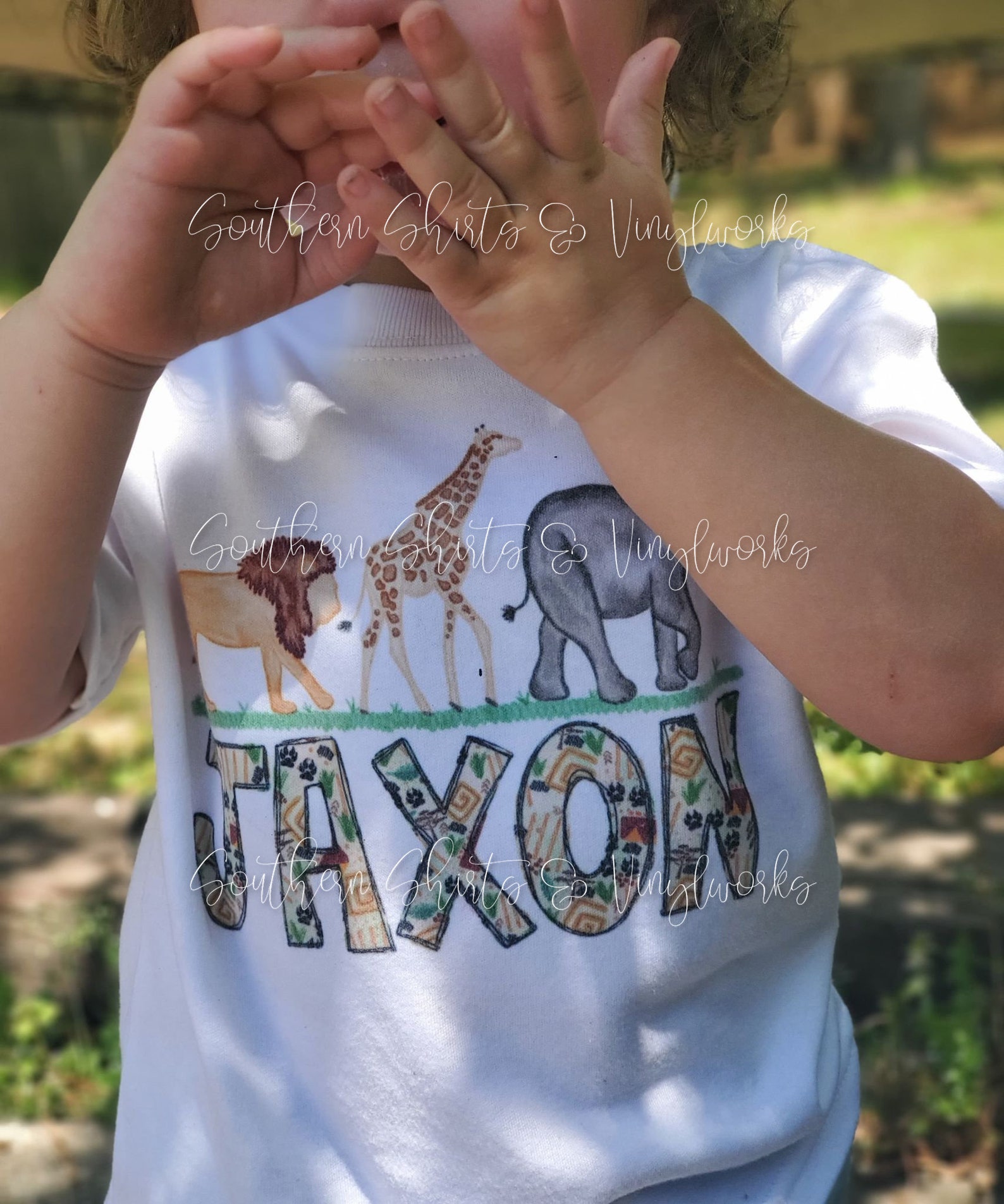 Personalized Zoo Animals T-shirt - Etsy