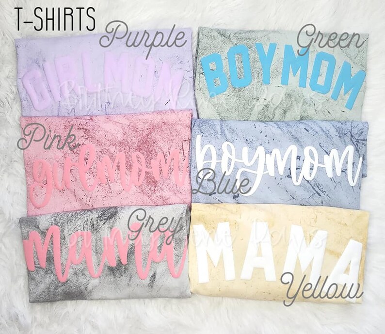 Puff HTV Mama Shirt - Etsy