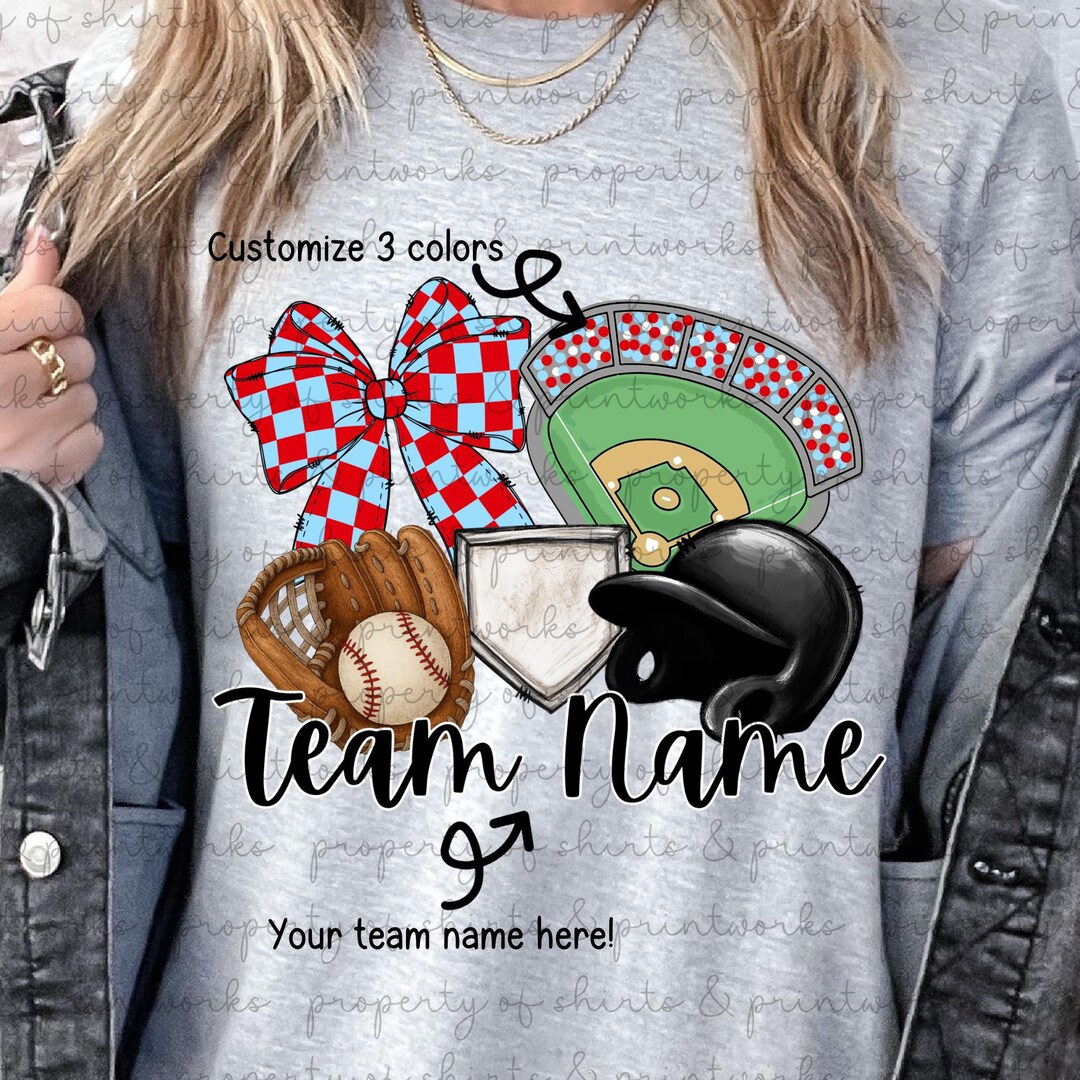 Custom Baseball Team Digital Download | Personalized Design for Your ...