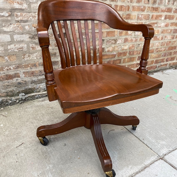 Bankers Chair - Etsy