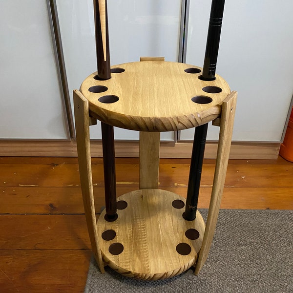 Rustic Pool Cue Rack - Etsy