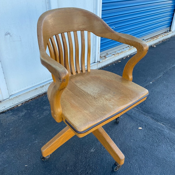Bankers Chair - Etsy