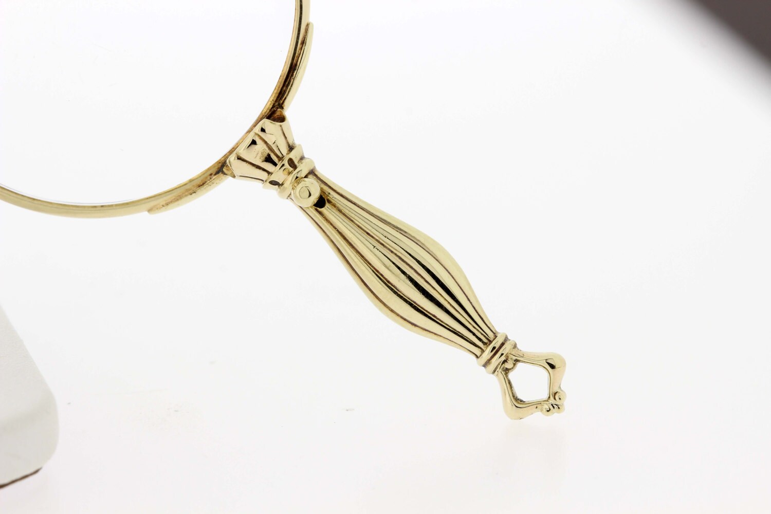 10K Gold Magnifying Glass & Reading Glasses - Etsy