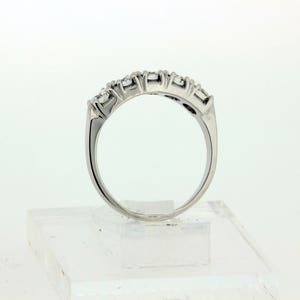 Stunning 1CTW Five Diamonds in a Row 14K Gold Ring - Etsy