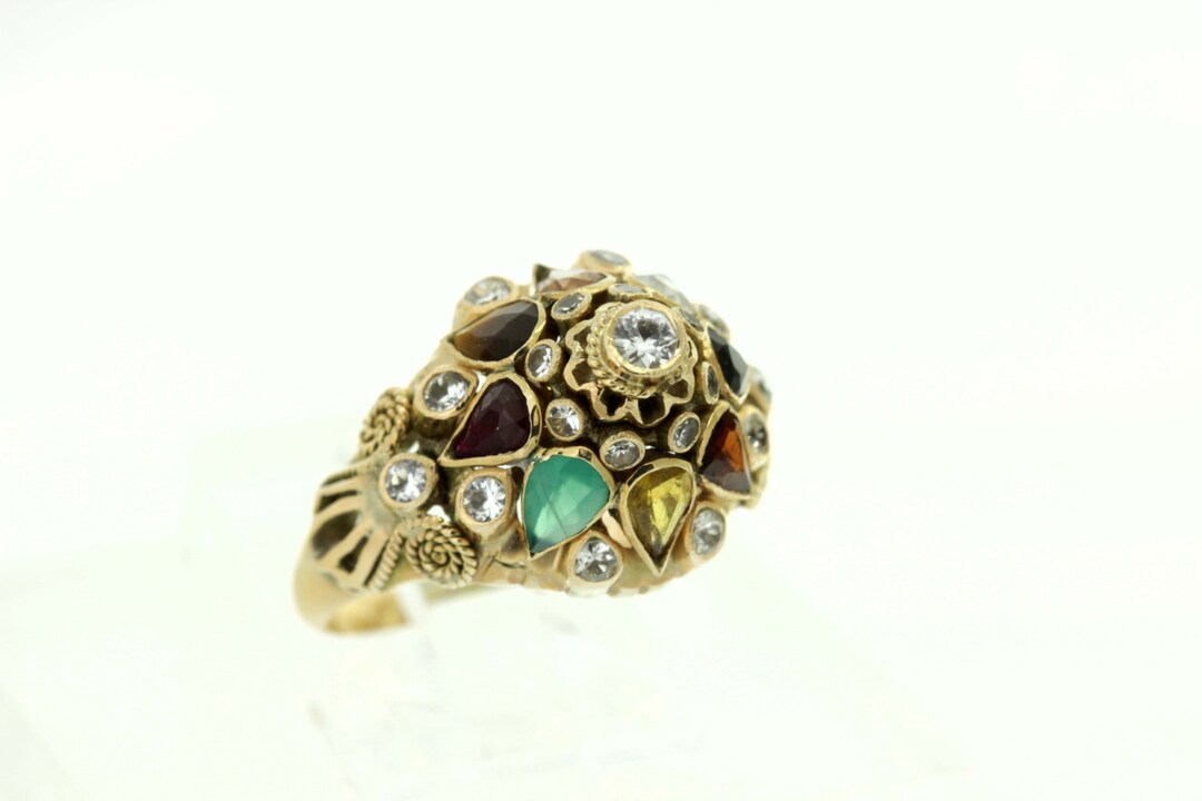 14K Gold Princess Ring - Etsy