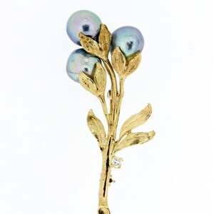 3 Pearl Flower Brooch Pin - Etsy