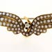 Diamond and Pearl Angel Wing Pin 14K Yellow Gold - Etsy