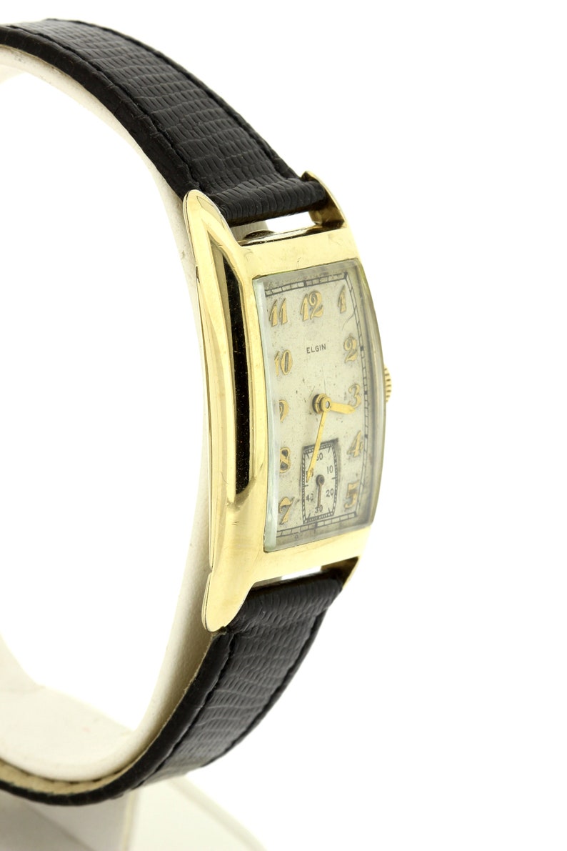 10K Gold Filled Elgin Wrist Watch Vintage 17 Jeweled Movement ...