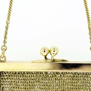 14K Gold Chain-link Purse/coin Bag - Etsy