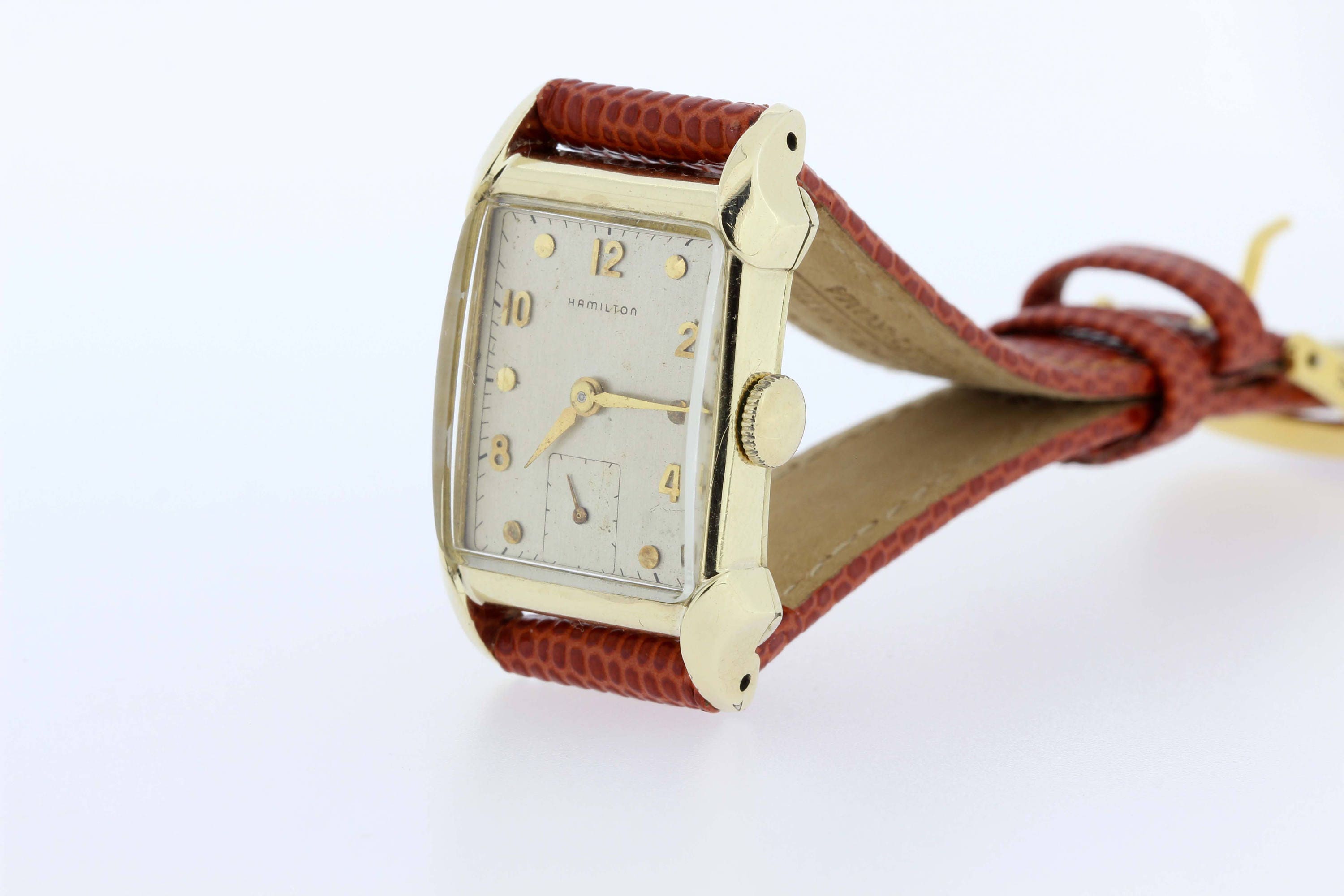 14K Yellow Goldfilled Hamilton Wrist Watch - Etsy