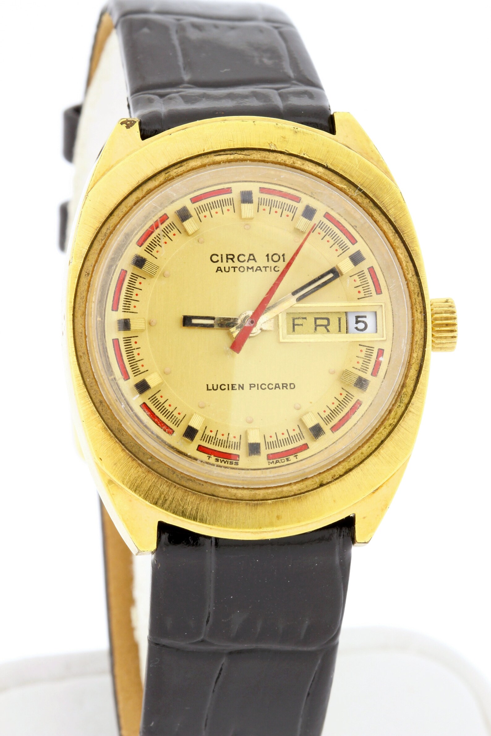Lucien Piccard Wrist Watch Circa 101 Automatic Date Day Dial - Etsy