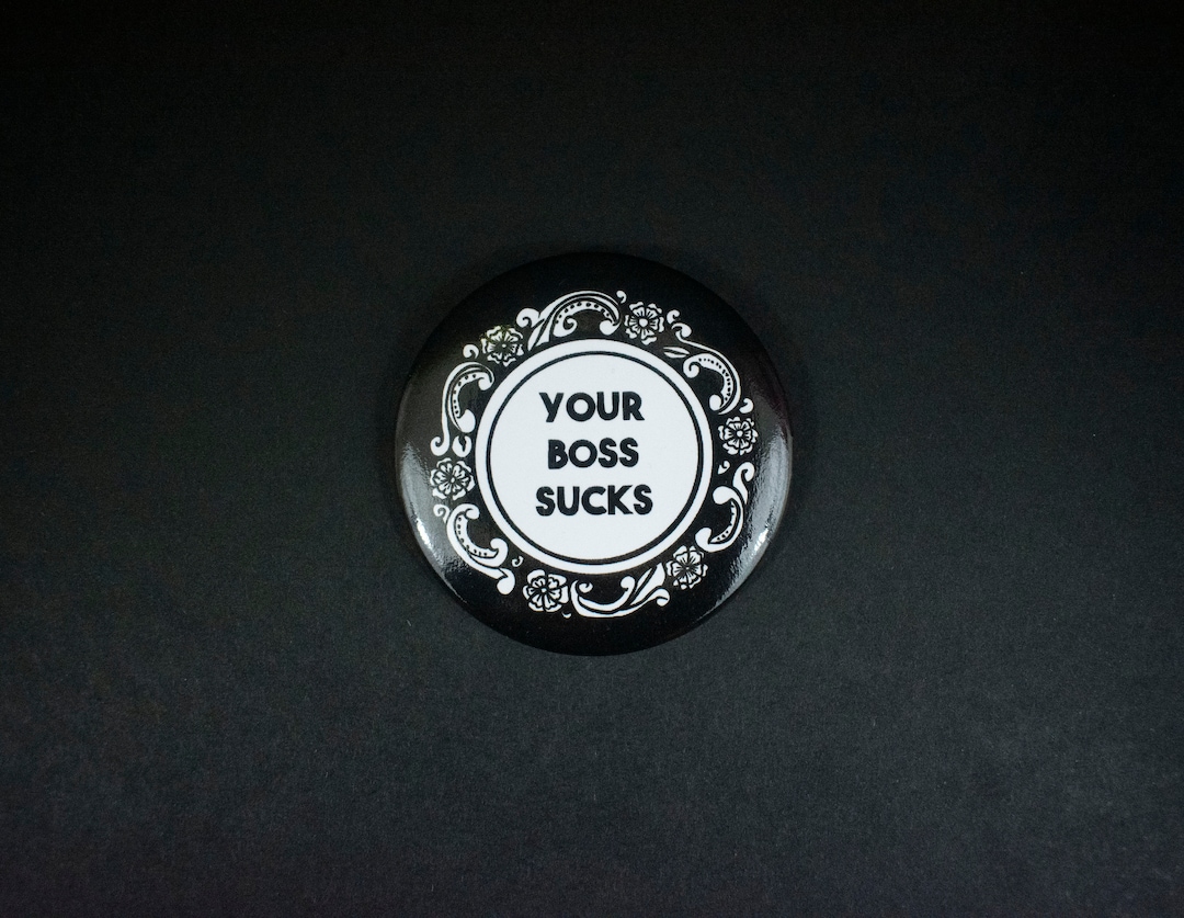 Large Pro Union Worker Pin - Pin/badge - 2.25 Inch Pinback Button ...