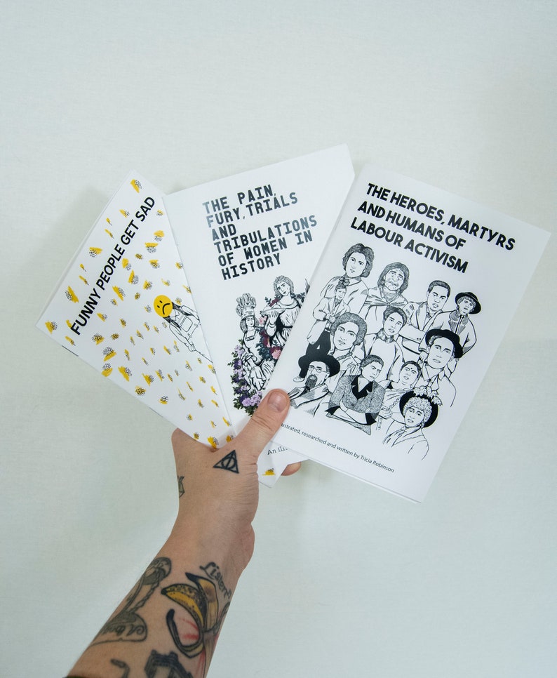 3 Zine Pack - Physical Copies - Three Written & Illustrated Zines by ...