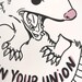 Join Your Union Possum Art Print - 8.5x11 Print, Digitally Illustrated ...