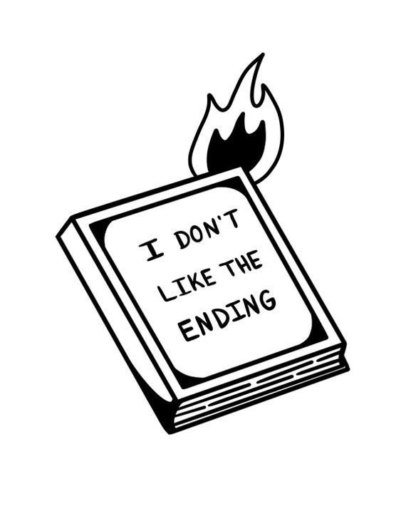 Burning Book Drawing