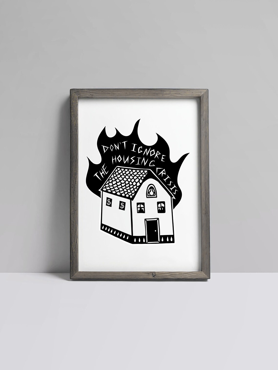 Housing is a Human Right Art Print - 8.5x11 Print, Digitally ...