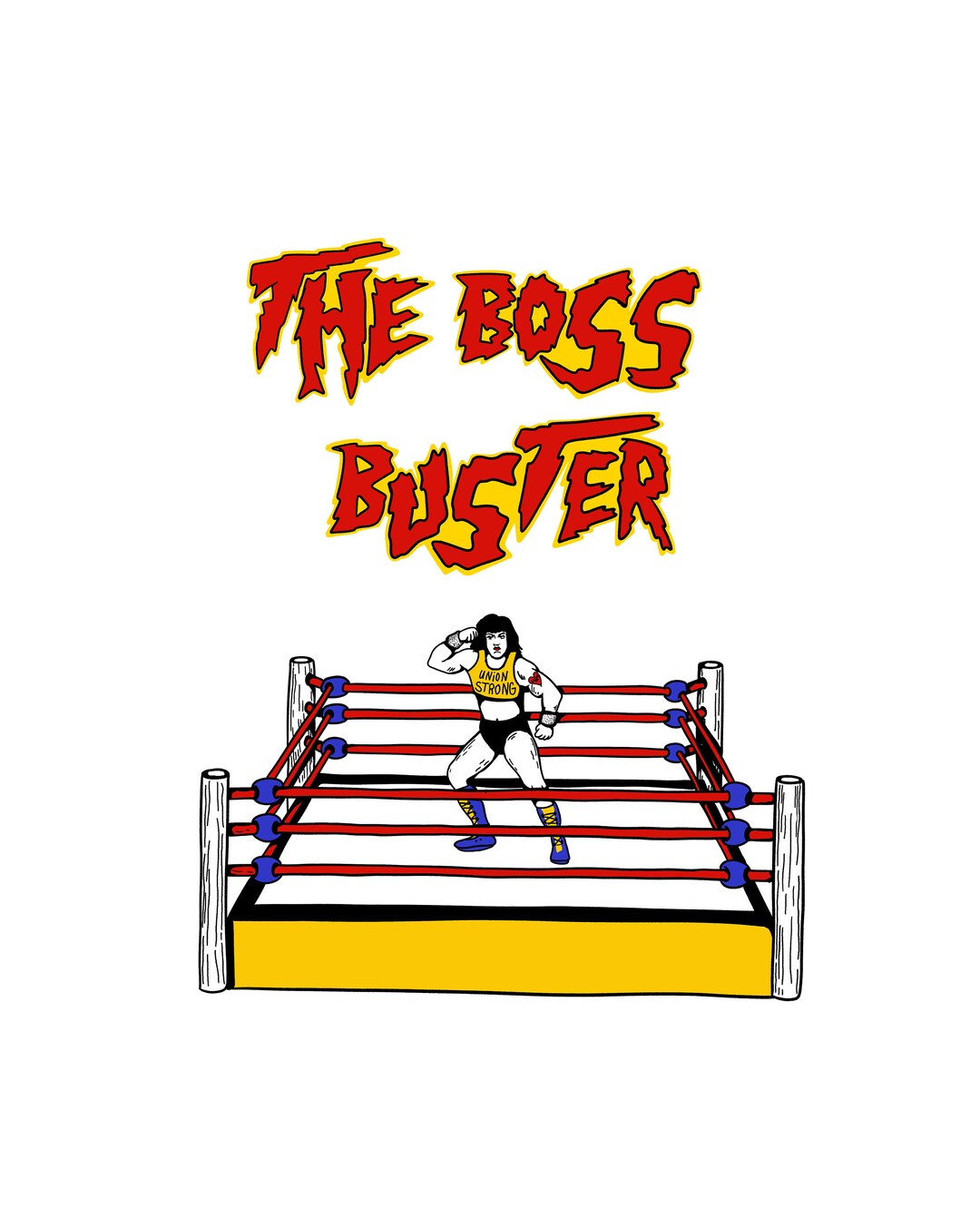 Boss Buster Agitator Art Print - 8.5x11 Print, Digitally Illustrated on ...