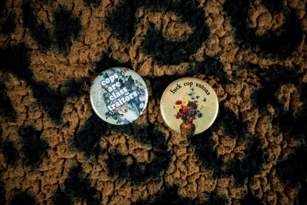 2-pack of Pro-worker ACAB Pins - 1 1/4 Inch Pin Back Button Pack - 2 ...