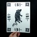 Rat Linocut Print - 8.5x11 Hand Carved Linocut Print, Hand Stamped on ...