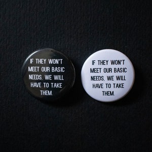 Pro-worker Pins/badges - 1 1/2 Inch Pin Back Buttons - Choose White or ...