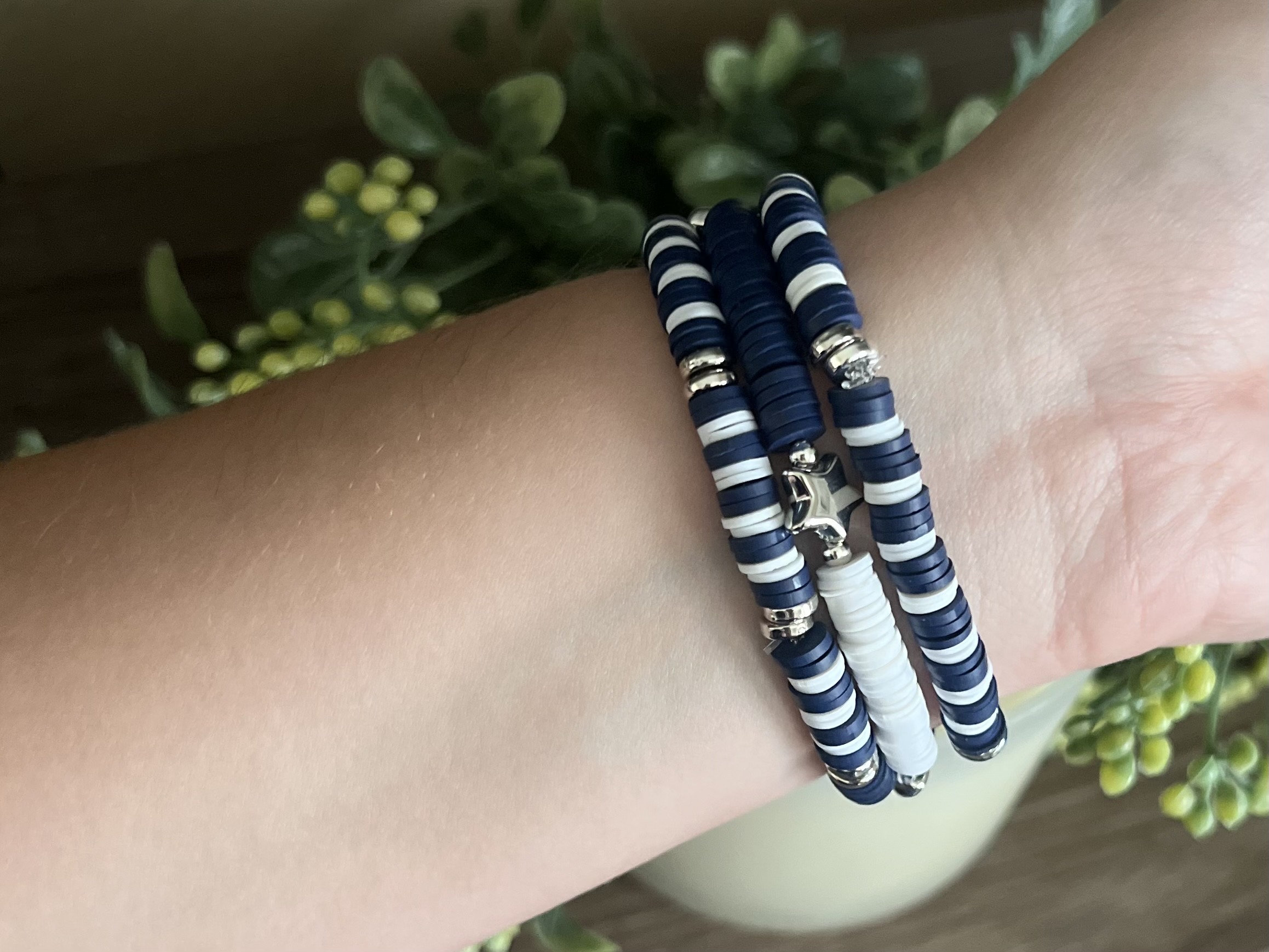 Single Dallas Cowboys Clay Beaded Bracelet - Etsy