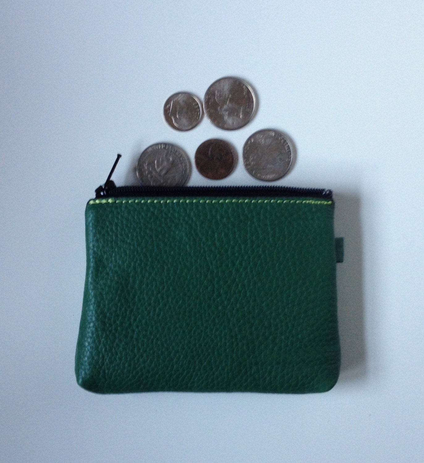 Leather Change Purse Butterfly Design Change Purse Pastel | Etsy