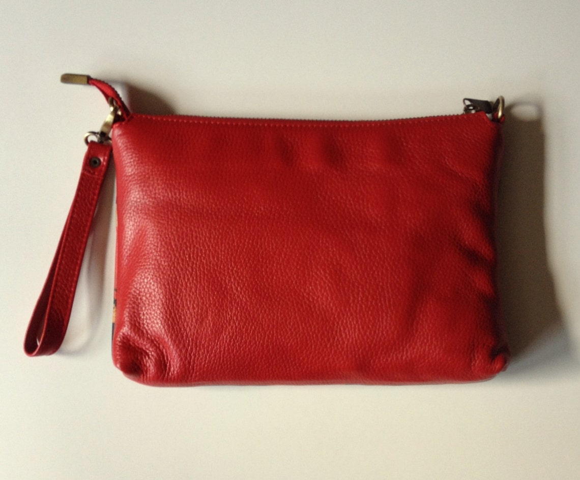 Multicolor Bag Red Cross Body Bag Abstract Pattern Shoulder Bag Red ...