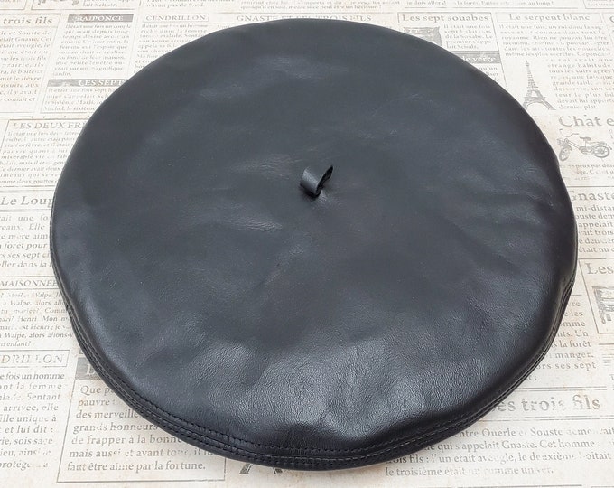Genuine Leather Tam French Beret Many Colors Made in USA | Etsy