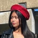 Genuine Leather Tam French Beret, Many Colors, Made in USA - Etsy