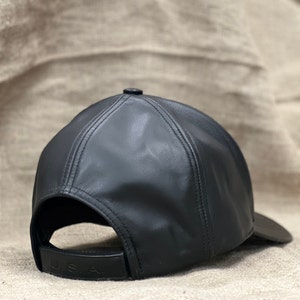 Genuine Cowhide Leather Baseball Cap, Unisex, Made in USA - Etsy