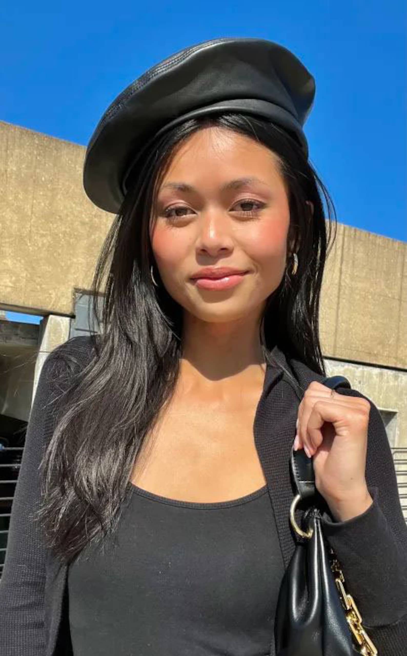 Genuine Leather Tam French Beret Many Colors Made in USA - Etsy