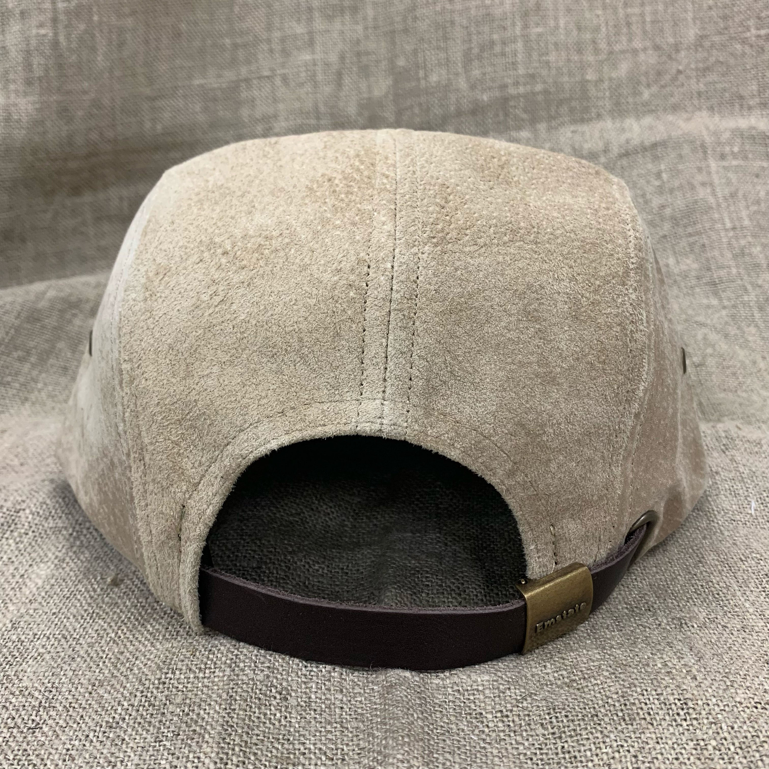 Leather Five Panel Camp Caps Made in USA Cowhide or Suede | Etsy