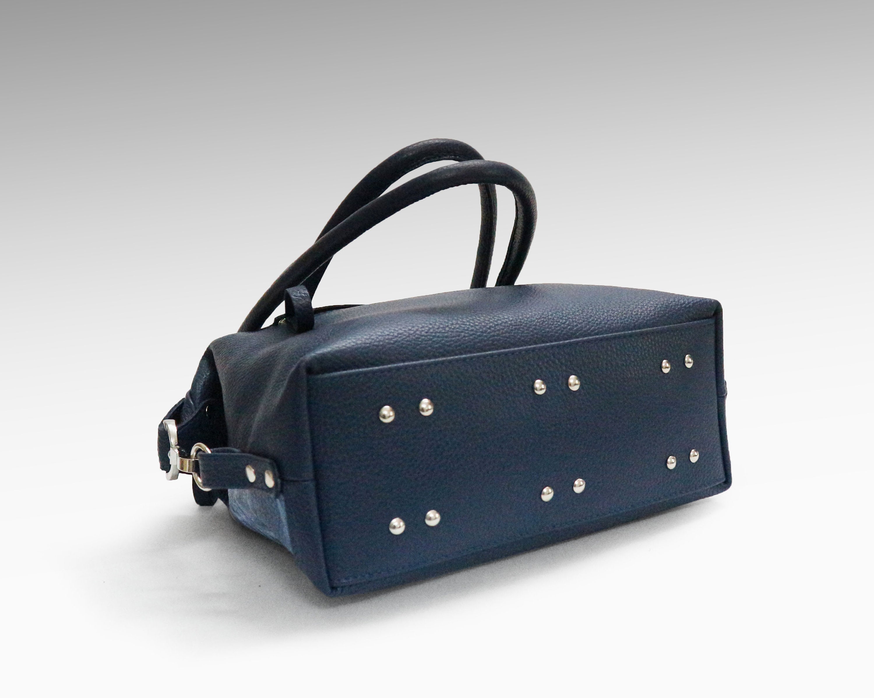 Painted leather bag top handle women handbag unique leather | Etsy