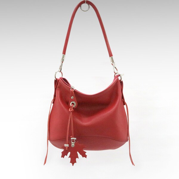 Red Hobo Bag - Etsy